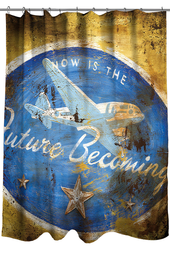 "Future Becoming" Shower Curtain – RODNEY-WHITE.COM